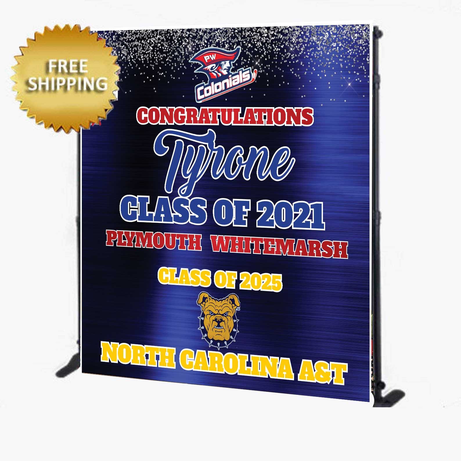 Graduation Step and Repeat Class of 2021 Backdrop Graduation | Etsy
