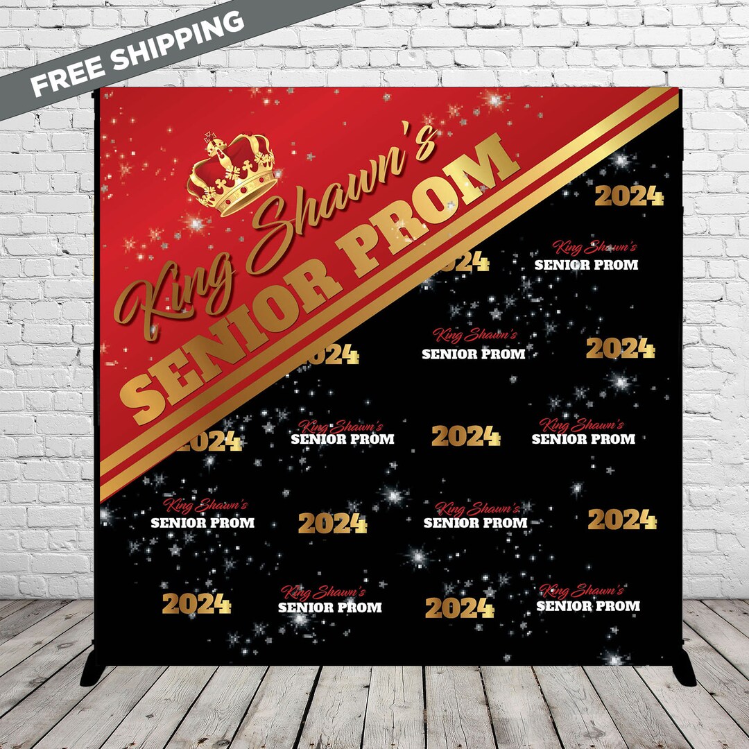 Prom Backdrop, Prom 2022 Backdrop, Prom Step and Repeat Backdrop, Sweet ...