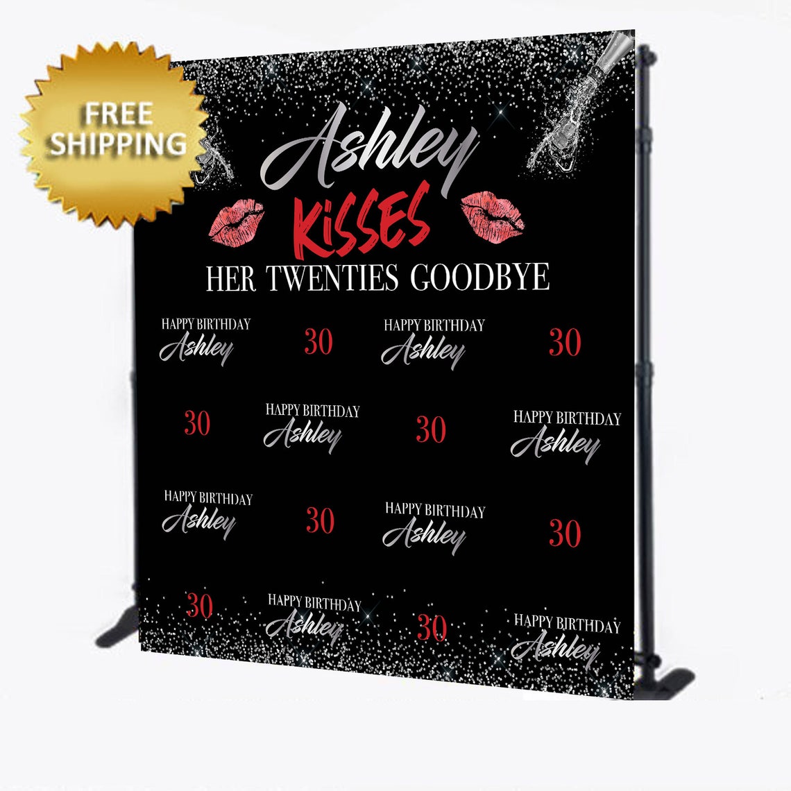 Dirty Thirty Backdrop 30th Birthday Backdrop Dirty 30 Step | Etsy