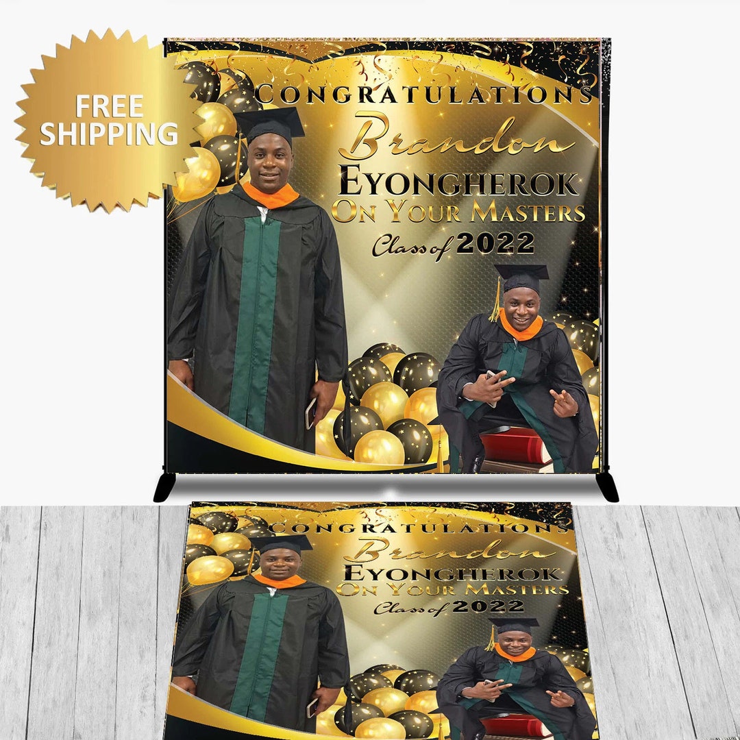 2023 Graduation Backdrop and Decal, Backdrop and Decal, Photo Backdrop ...