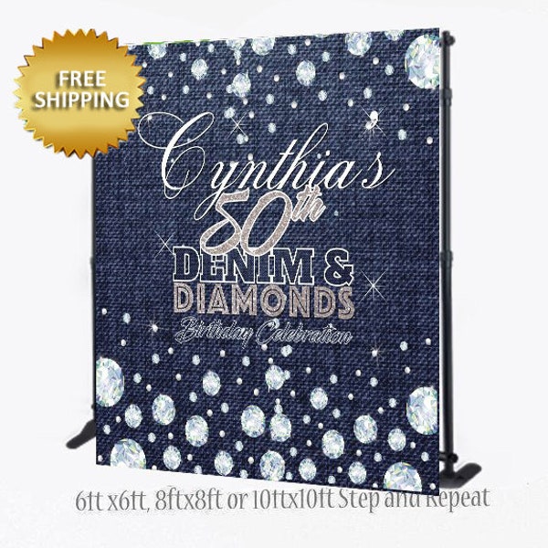 Denim Backdrop - Etsy