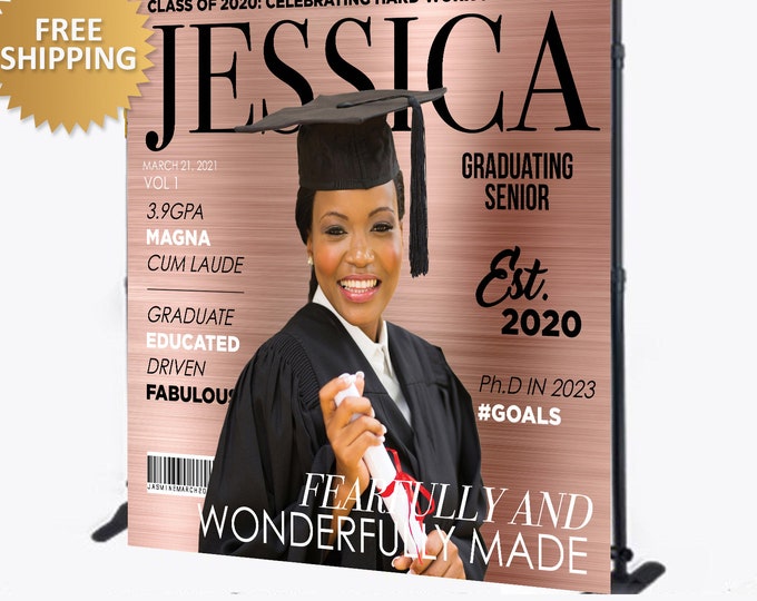 Personalized Photo Backdrop Custom Step and Repeat Photo Booth Banner ...