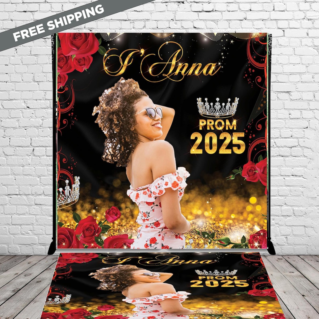 Prom Bundle Backdrop, Prom Backdrop and Decal, Backdrop Decal, Photo ...