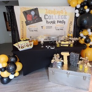 Trunk Party Backdrop, College Trunk Party Backdrop, Graduation Step and ...