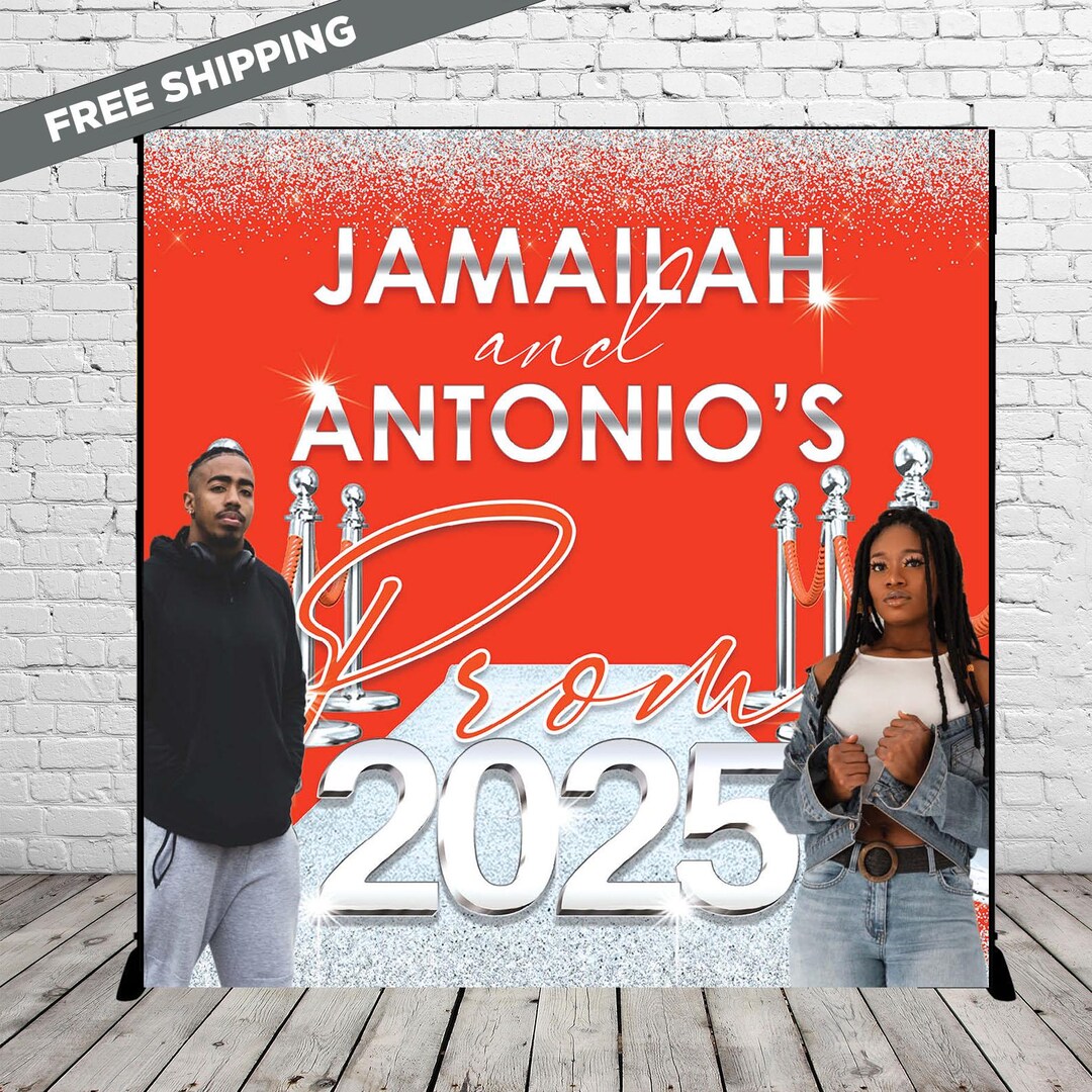 Prom Send off Backdrop, Prom Backdrop, Prom Step and Repeat, 2025 Prom ...