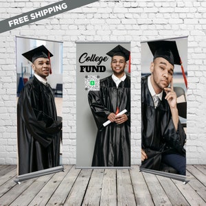 Graduation Welcome Sign, Pop up Banner,3 Retractable Banner, Graduation ...