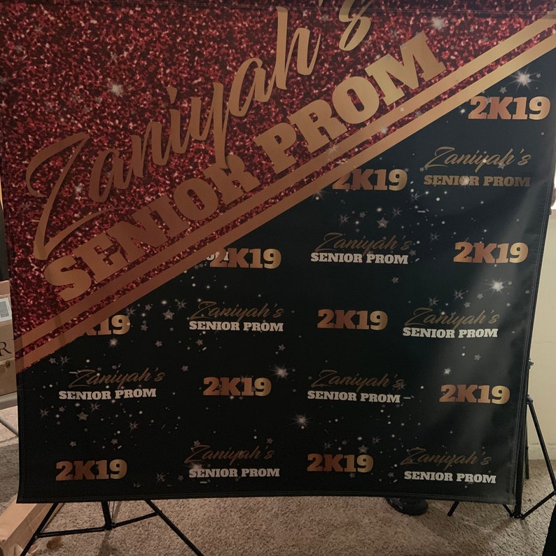 Prom Step and Repeat Backdrop 2020 Prom Step and Repeat Sky | Etsy