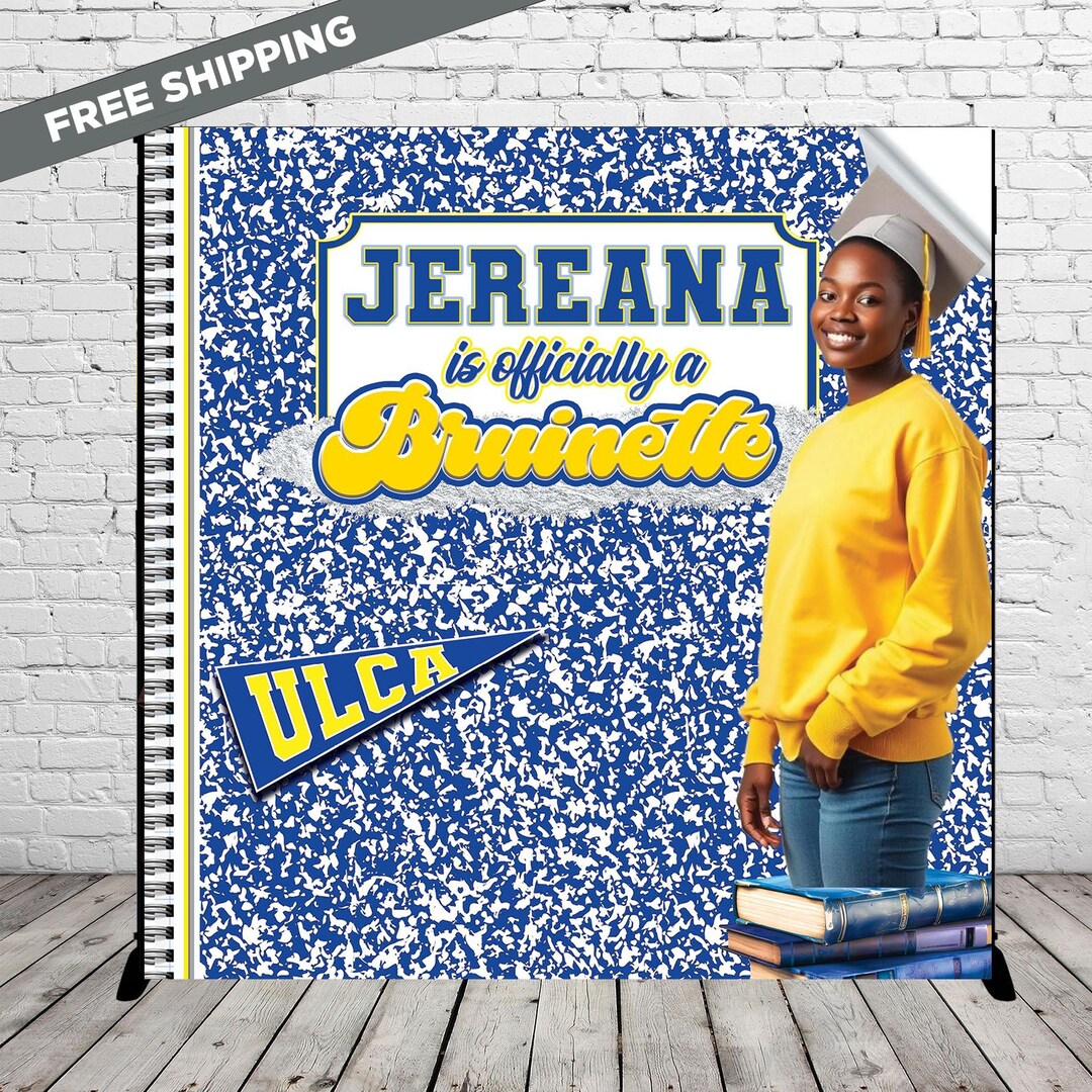Composition Book Backdrop, Prom Backdrop, Grad Banner, Prom Send off ...