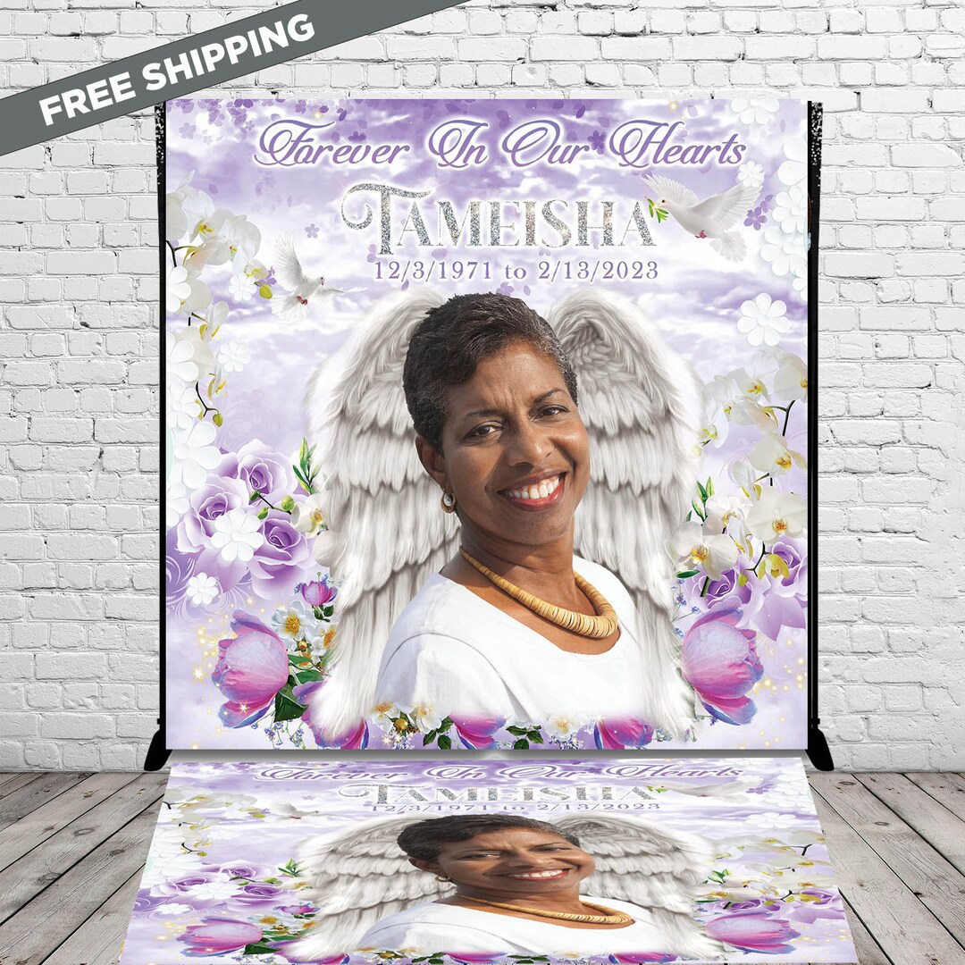 Memorial Backdrop Memorial Step and Repeatfuneral Step and Repeat ...