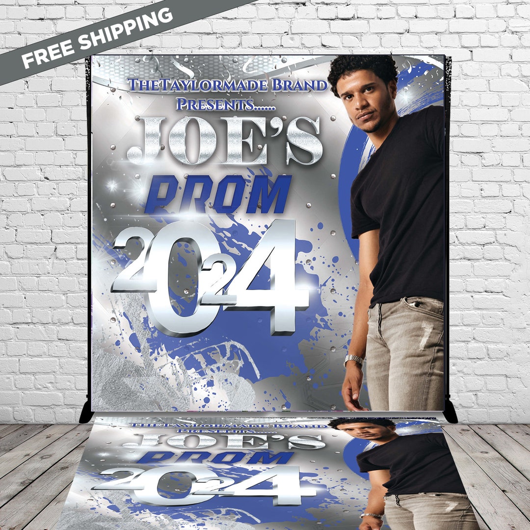 Prom Step and Repeat, Backdrop Decal, Custom Backdrop, Bundle Deal ...