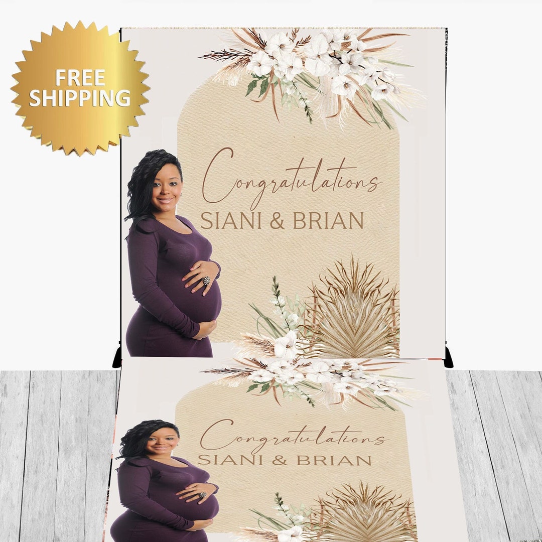 Floor Decal Sticker, Backdrop, Custom Sticker, Bridal Shower Backdrop ...