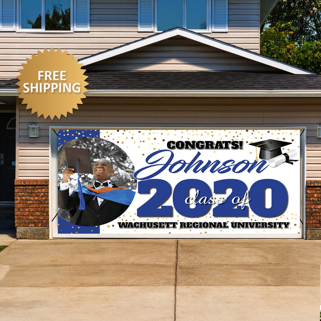 Drive by Graduation Banner, Class of 2020 Banner, Sports Custom Banner ...
