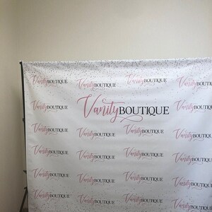 Custom Logo Step and Repeat Backdrop Step and Repeat Backdrop Logo ...