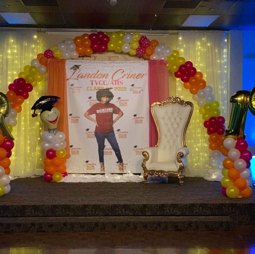 Graduation Step and Repeat Class of 2021 Backdrop Graduation - Etsy