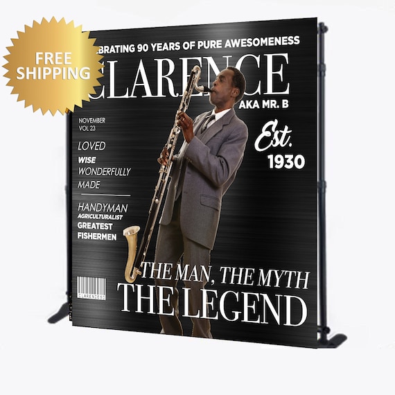 Magazine Cover Backdrop Magazine Cover Ideasblack White - Etsy