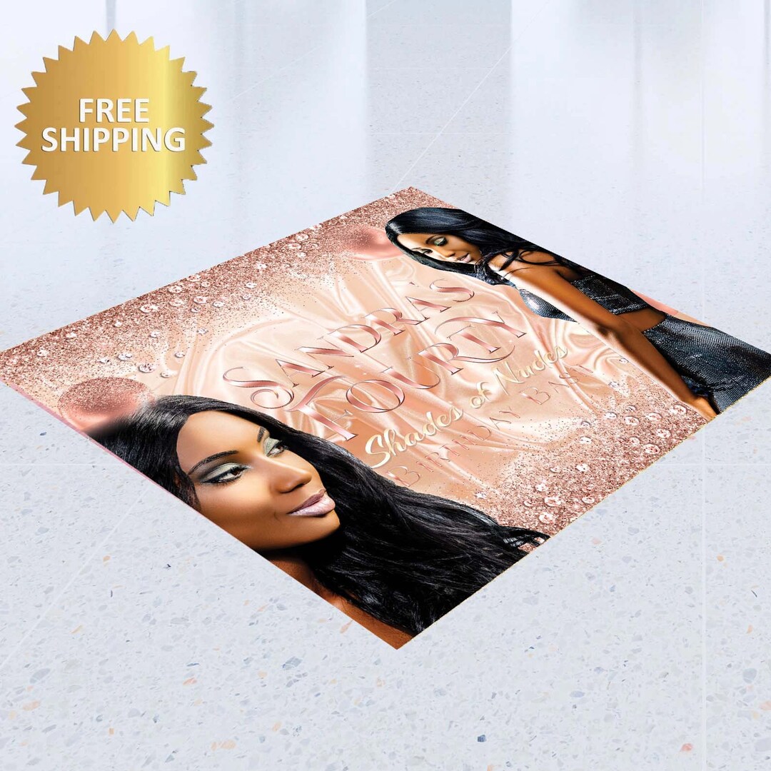 40th Birthday Decal, 40 and Fabulous Decal, Floor Decal Sticker ...