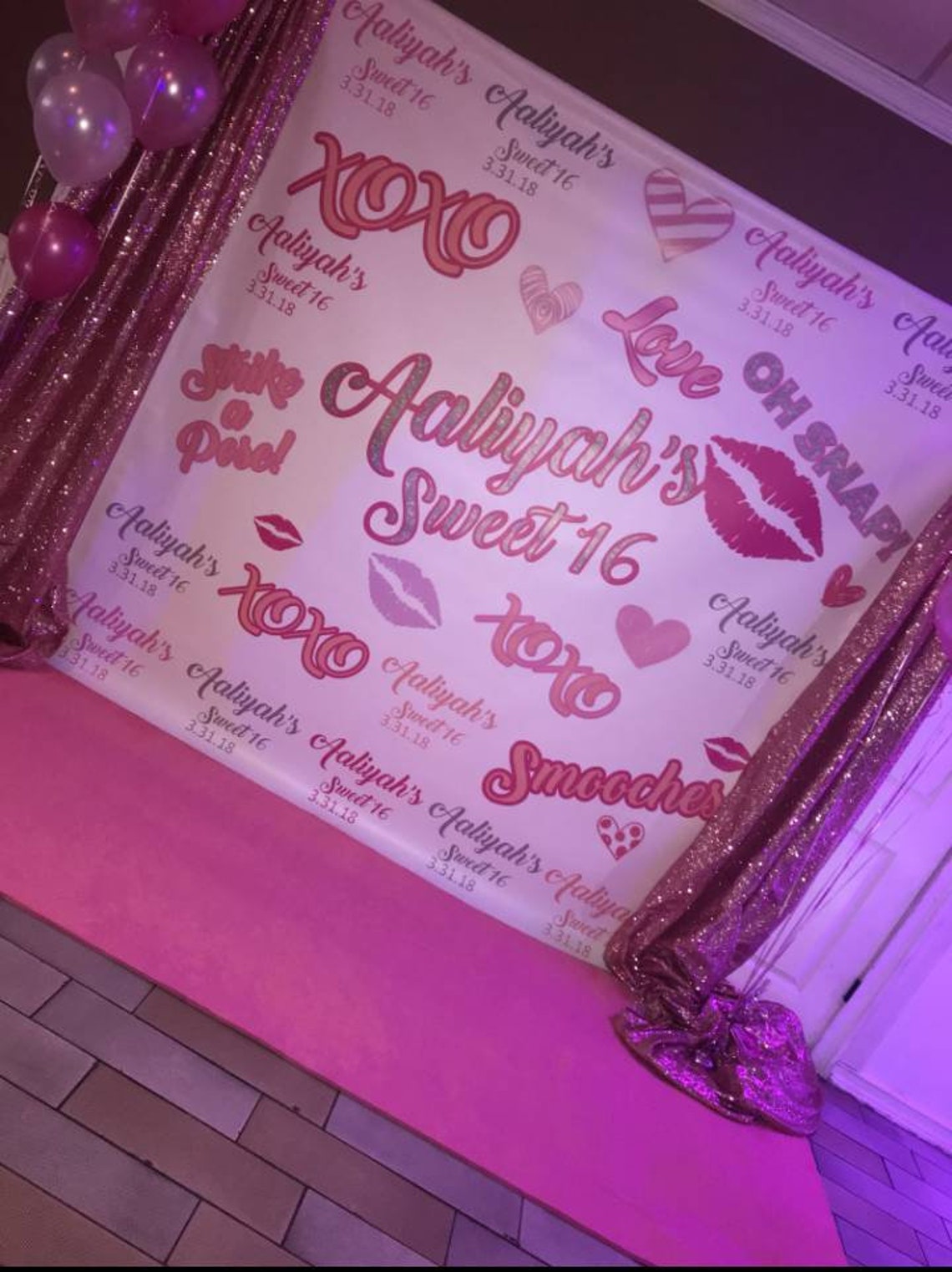 Custom 8X8 FEET Photo Booth Backdrop Custom Step and Repeat - Etsy