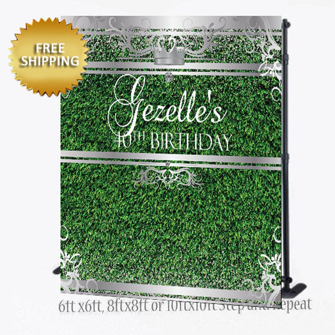 Royalty Step and Backdrop, Silver Elegant Step and Repeat, Royalty ...