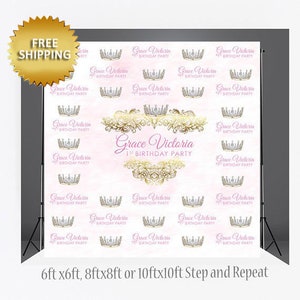 Step and Repeat Backdrop, Sweet 16 Backdrop, Photo Booth Backdrop, Prom ...