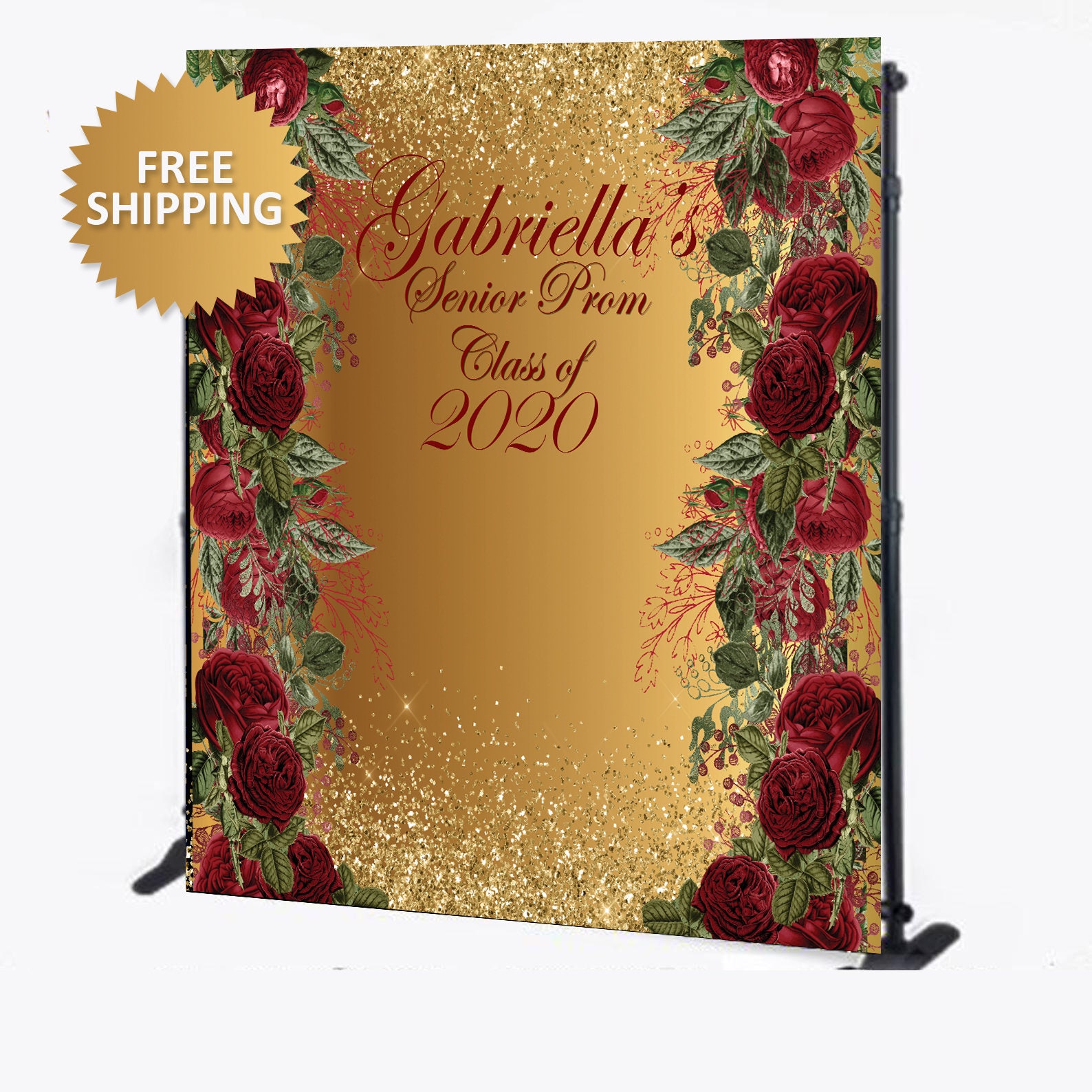 Prom Backdrop Prom Step and Repeat Prom ideas Floral Step | Etsy