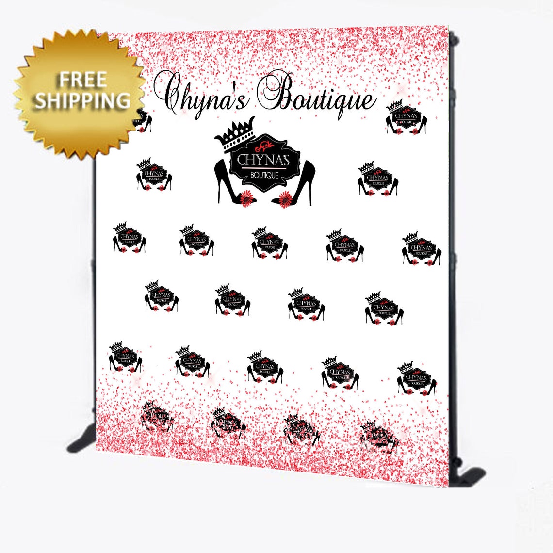 Logo Step and Repeat Logo Backdrop Step and Repeat Business | Etsy