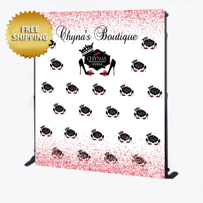 Logo Step and Repeat Logo Backdrop Step and Repeat Business - Etsy