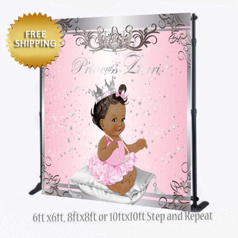 Baby Shower Backdrop Princess Backdrop 50th Backdroproyalty - Etsy