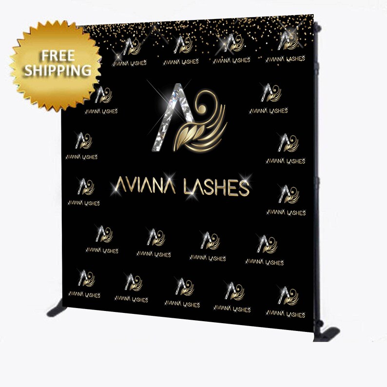 Logo Backdrop Business Backdrop Business Step and Repeat | Etsy