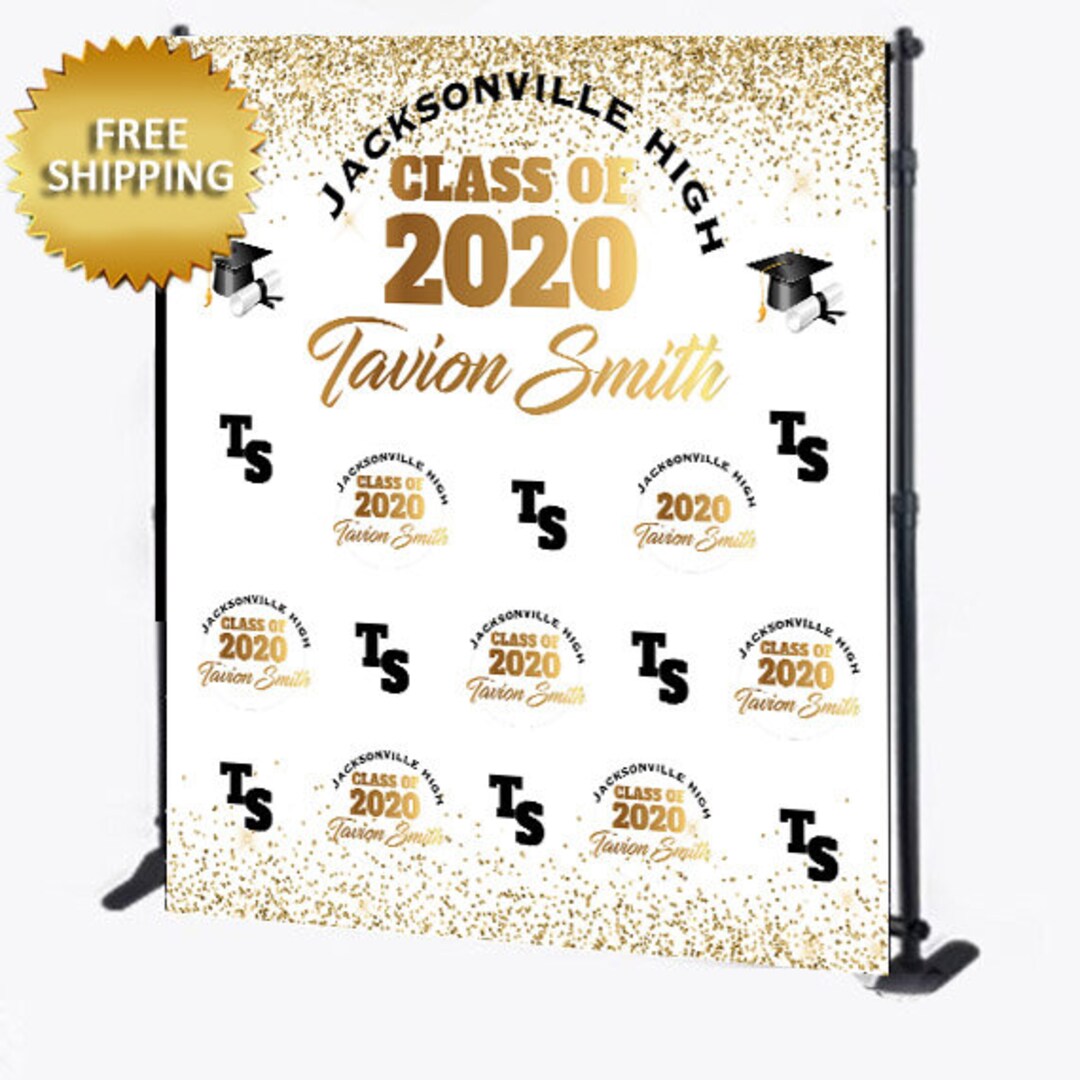 Graduation Backdrop, Graduation Step and Repeat, Graduation Photobooth ...