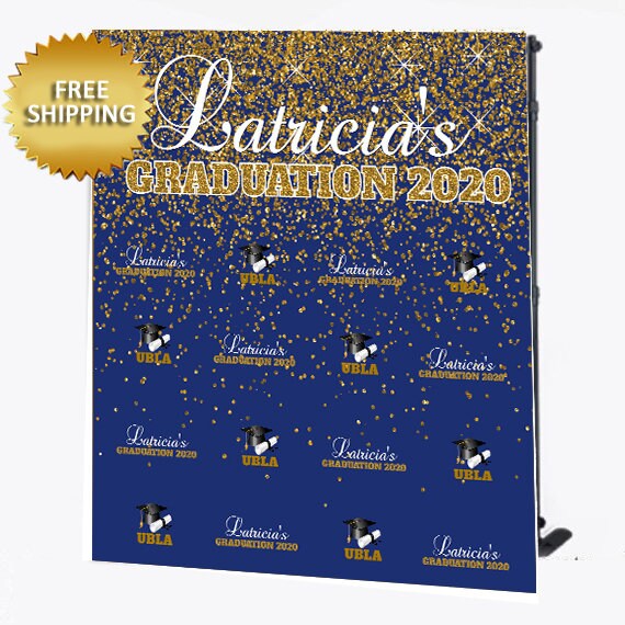 Graduation Backdrop Graduation Step and Repeat Backdrop - Etsy
