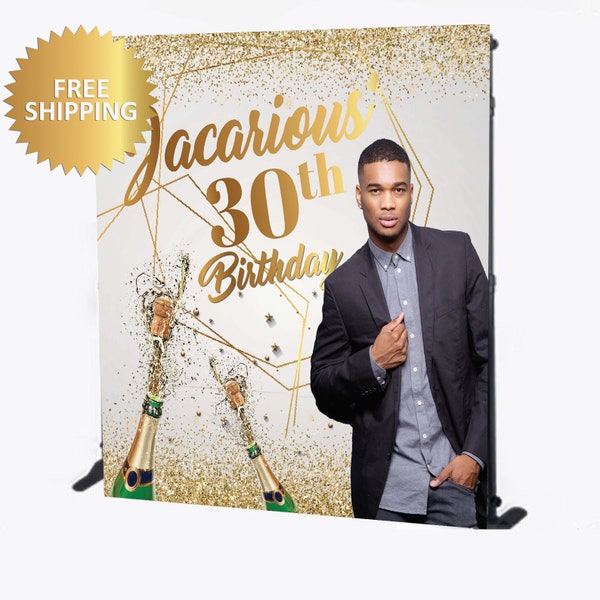 30th Birthday Backdrop Ideas - Etsy