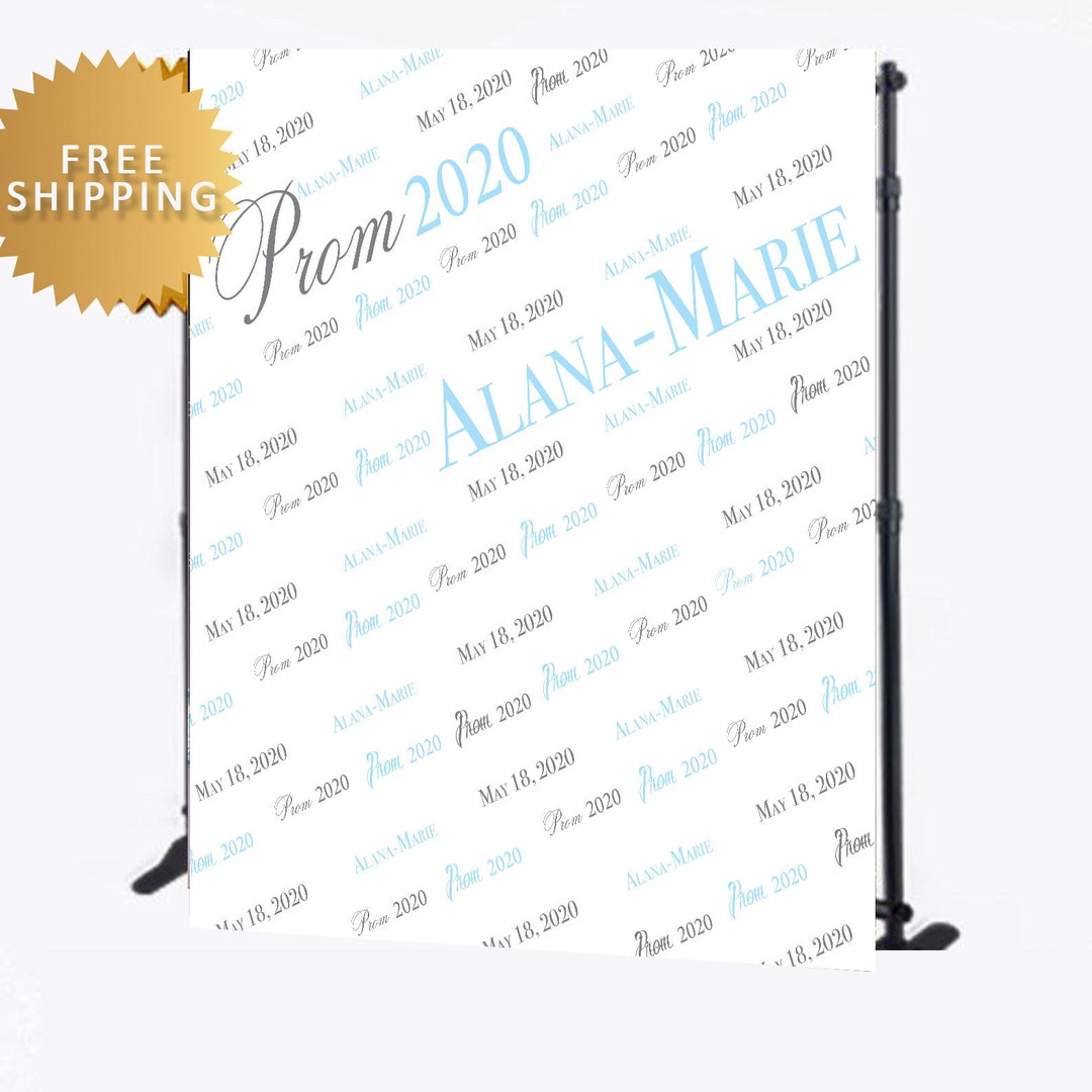 Prom Grad Backdrop, Prom Send off Party Decor, Prom Step and Repeat ...
