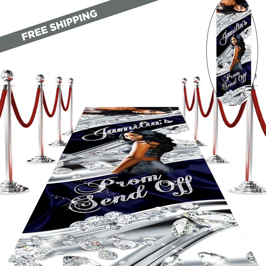 Prom Red Carpet, Custom Red Carpet, Prom Backdrop, 3x20 Floor Decal ...