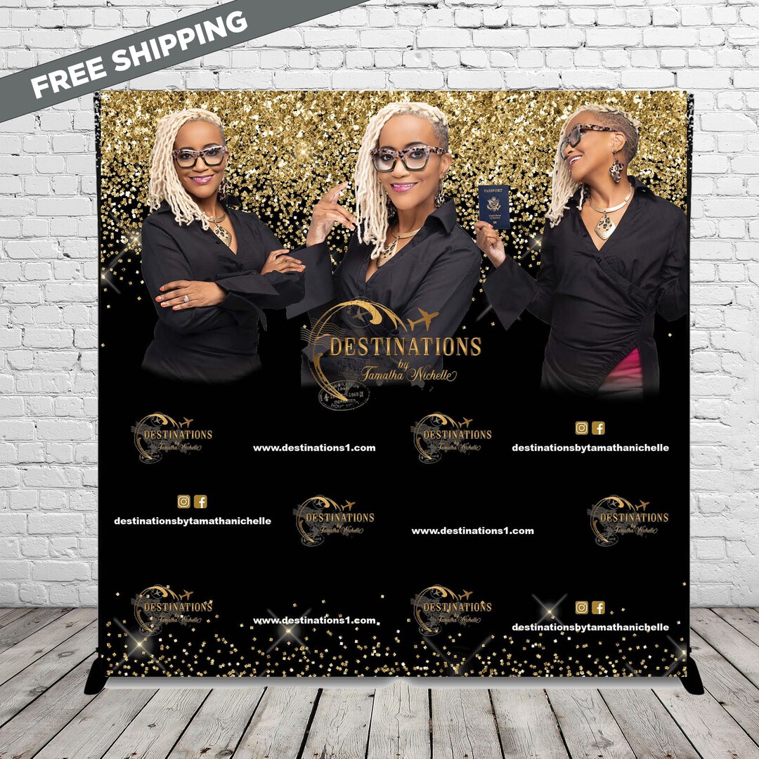 Logo Backdrop, Logo Step and Repeat, Business Backdrop, Business Step ...