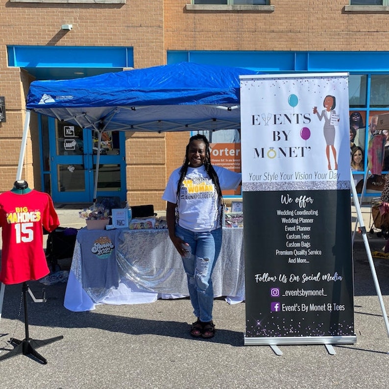 Pop up Shop Banner Pop up Retractable Banner Custom Roll up - Etsy