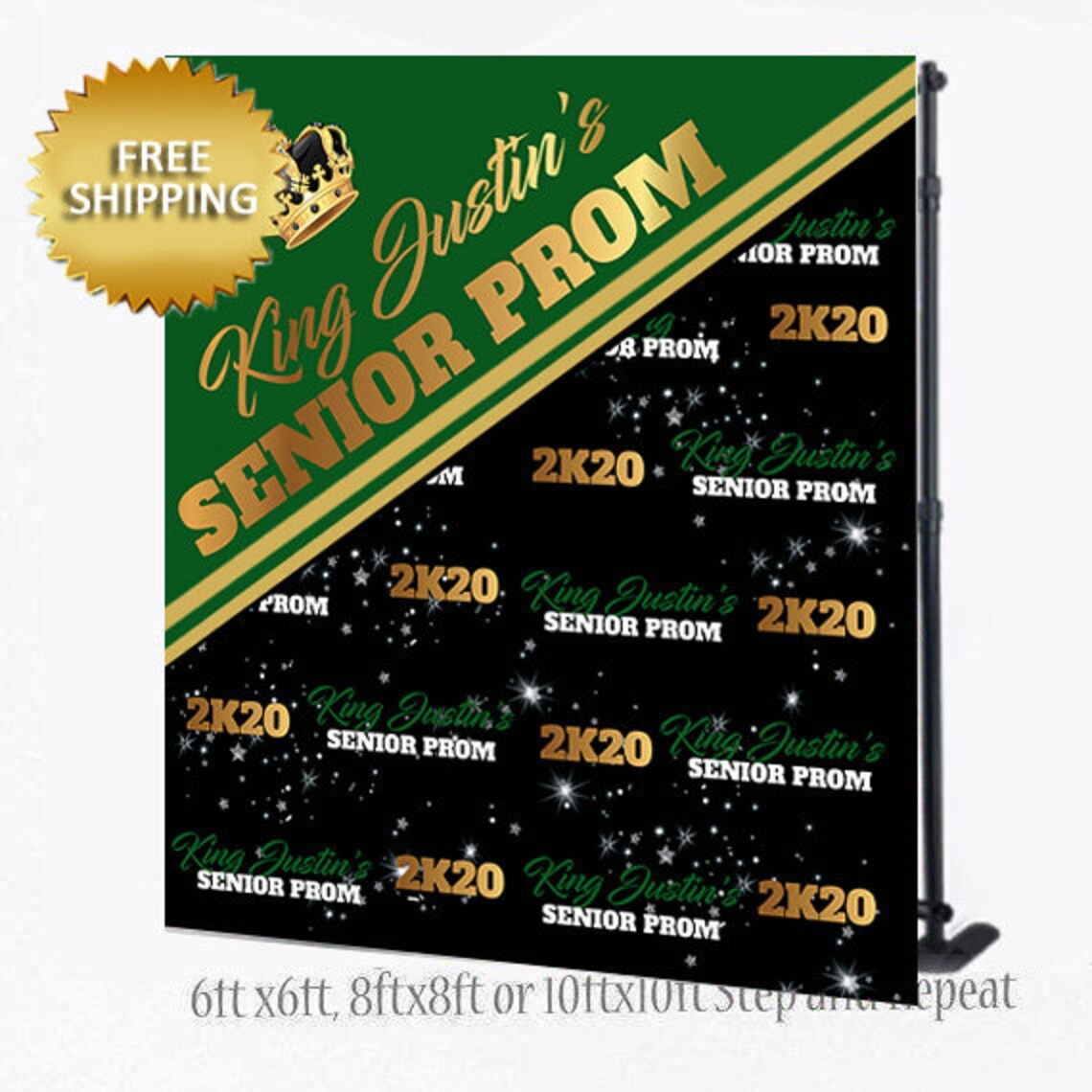 Prom Backdrop 2020 Prom Backdrop Emerald Green Prom - Etsy
