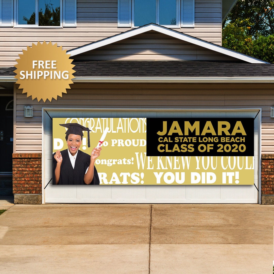 Class of 2020 Banner Graduation Custom Banner Grad Photo Banner ...