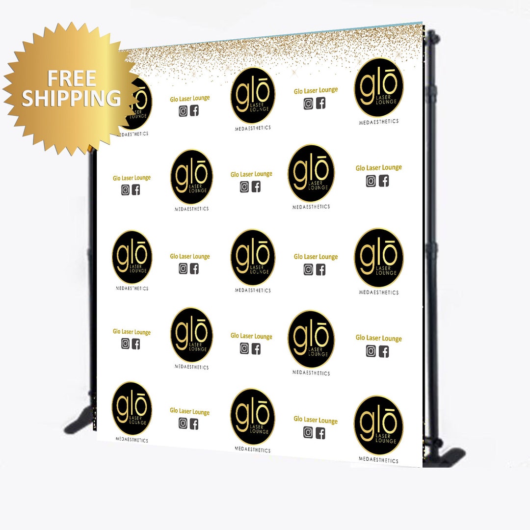 Custom Logo Backdrop, Custom Logo Step and Repeat Backdrop, Logo Banner ...