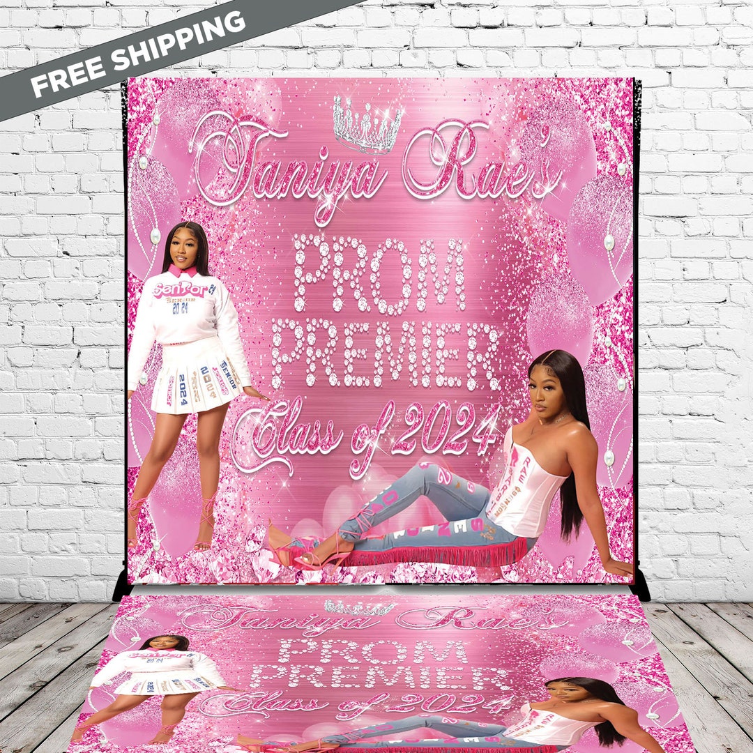 Prom Step and Repeat, Backdrop Decal, Custom Backdrop, Bundle Deal ...