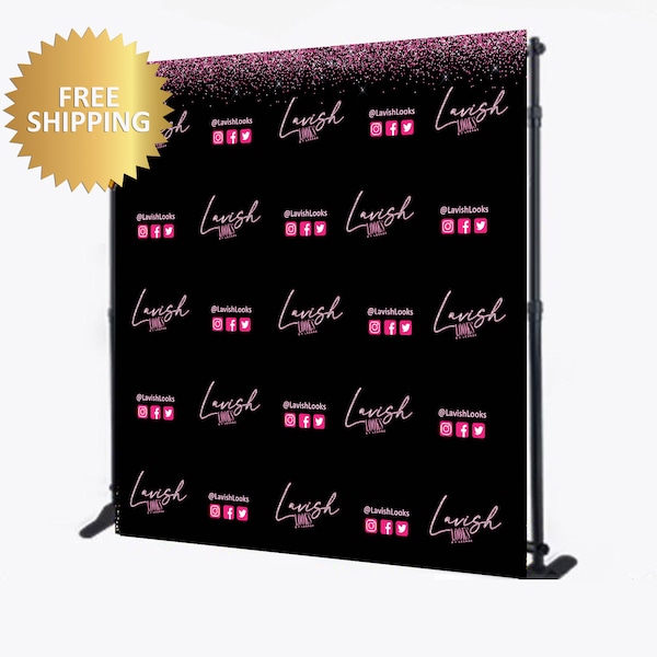 Custom Logo Backdrop - Etsy