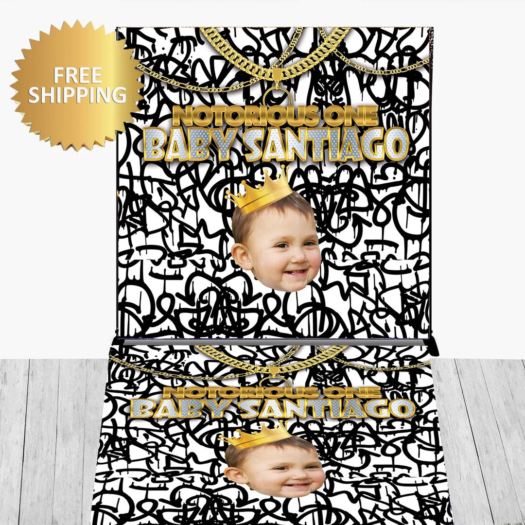 Notorious Backdrop and Decal, Backdrop and Decal, Photo Backdrop ...