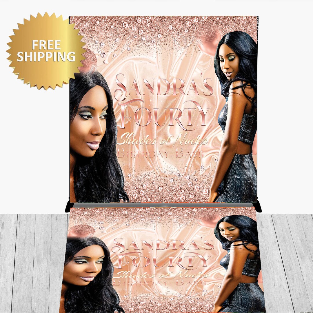 Floor Decal Sticker and Backdrop, Custom Sticker, Birthday Backdrop ...