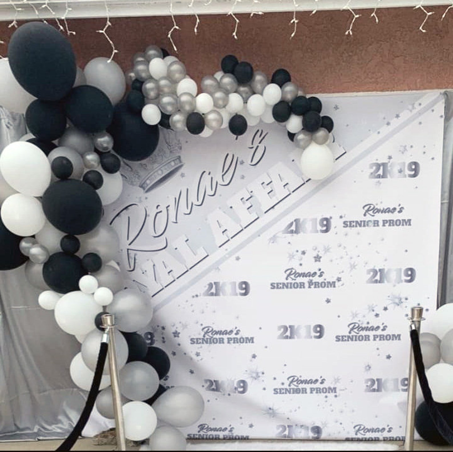 Prom Step and Repeat Backdrop 2020 Prom Step and Repeat Sky | Etsy