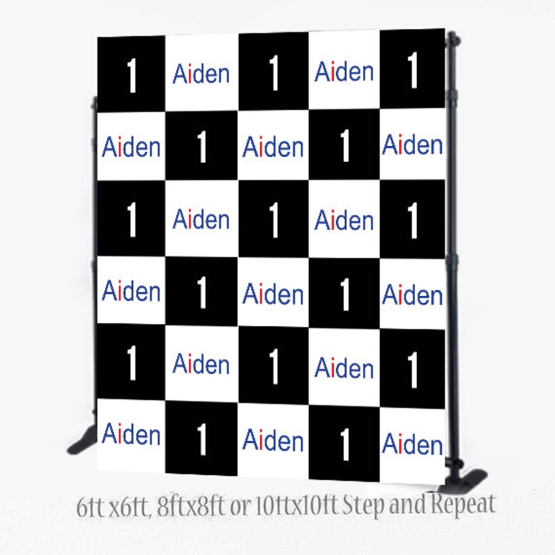 8X8 Photo Booth Backdrop, Race Car Step and Repeat, Fast Cars Backdrop ...