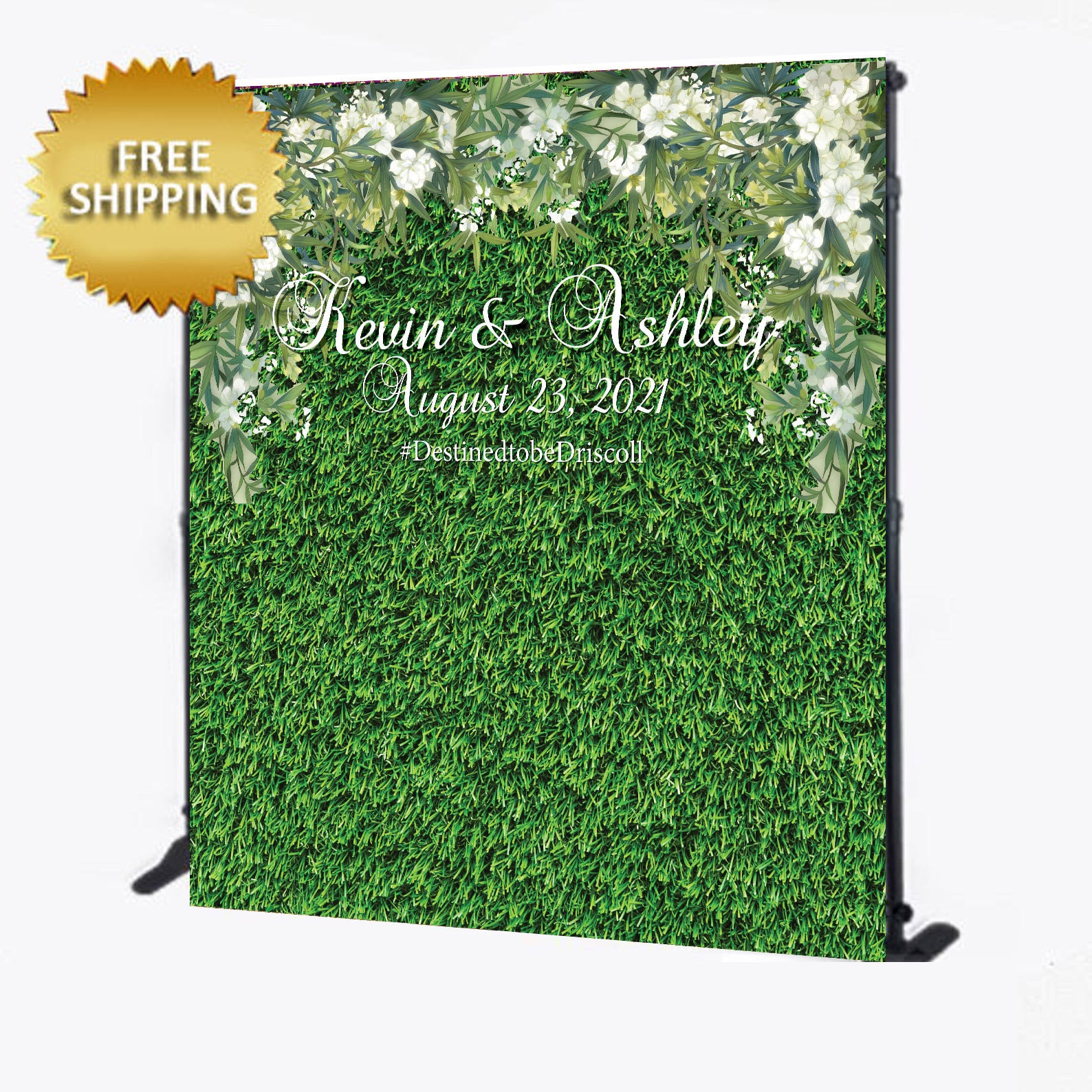 Grass Wall Backdrop Grass Wall Banner Grass Wall Sign Etsy