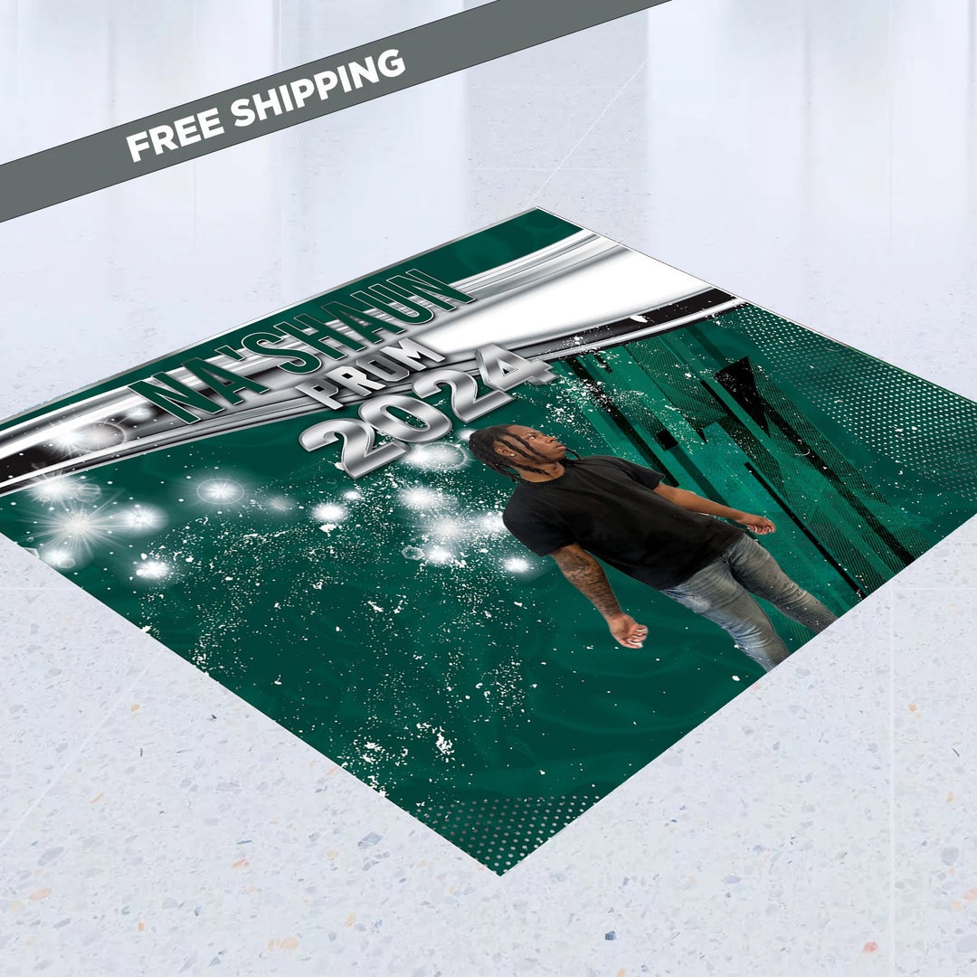 Prom Decal, Grad Backdropfloor Decal Sticker, Birthday Decal, Removable ...