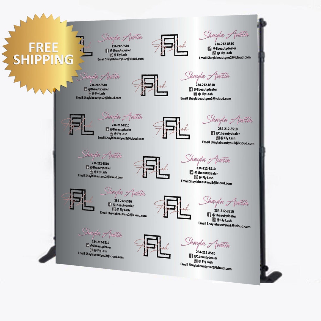 Logo Backdrop, Business Backdrop, Business Step and Repeat, Logo Step ...