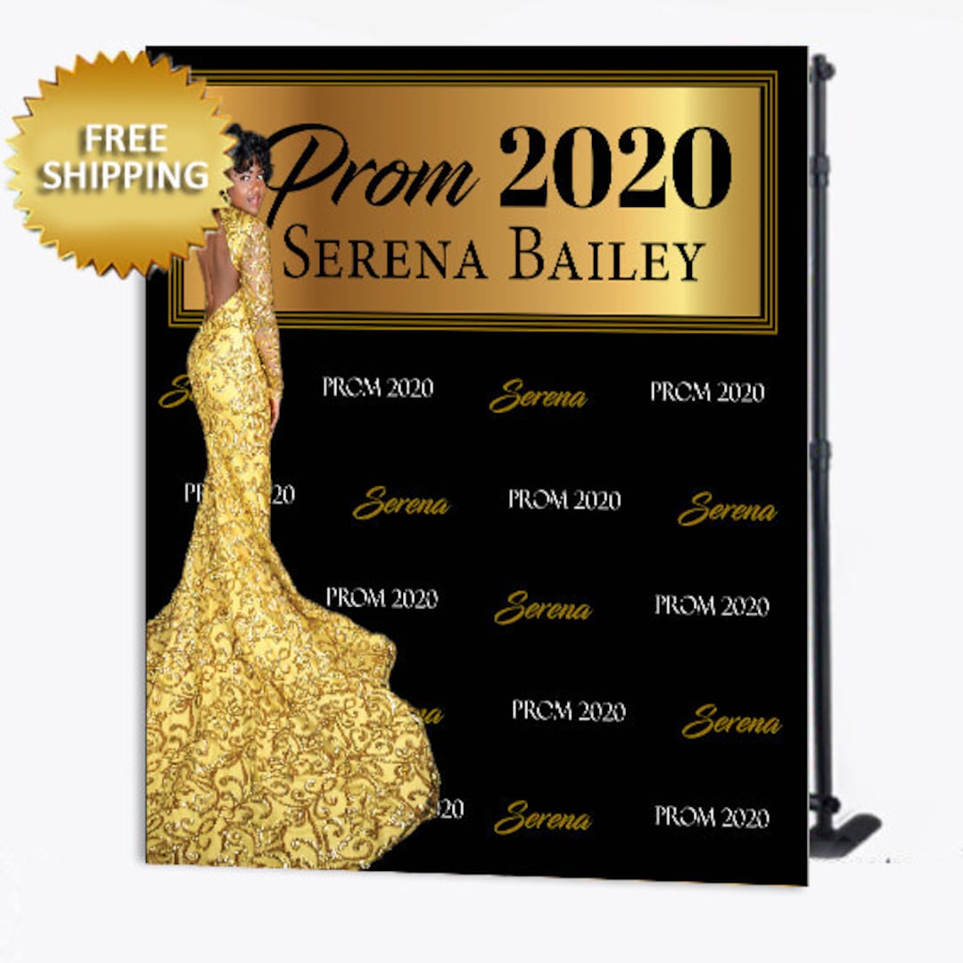 Prom Step and Repeat Birthday Step and Repeatcustom 8X8 Photo Booth ...