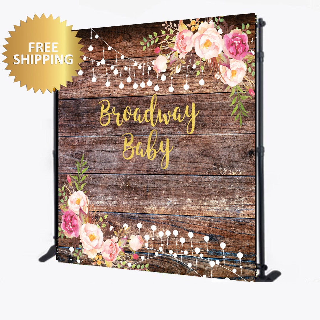 Rustic Baby Shower Baby Shower, Floral Backdrop, Bridal Shower Backdrop ...