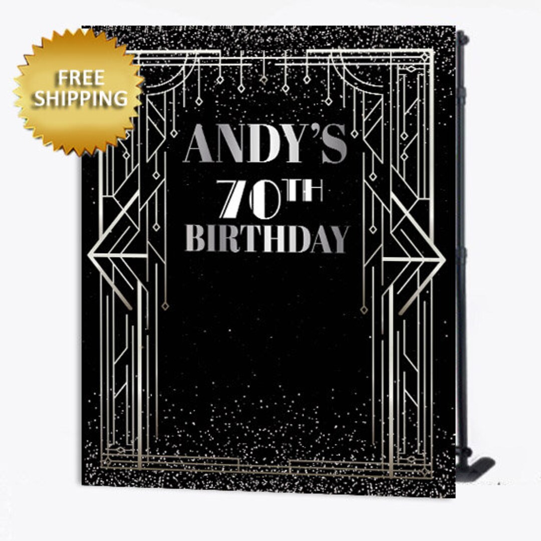 Roaring 20s Step and Repeat Backdrop, Art Deco Backdrop, Art Deco Step ...